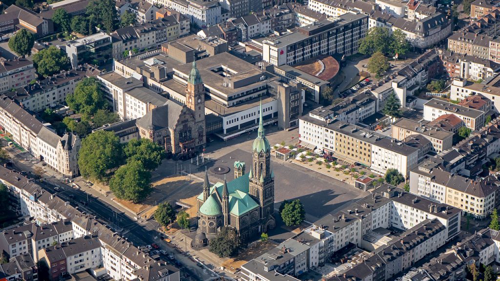 2019 Oktober / Rheydt Hauptbahnhof - MG von oben